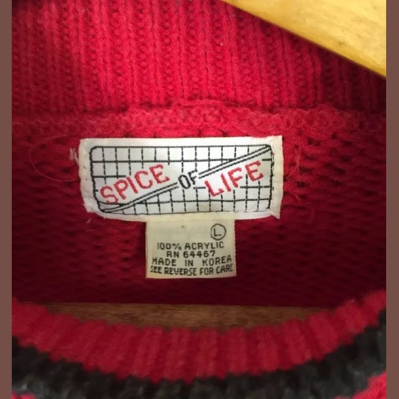 spice of life | Sweaters | Vintage Christmas Sweater Large Santa Mantle ...